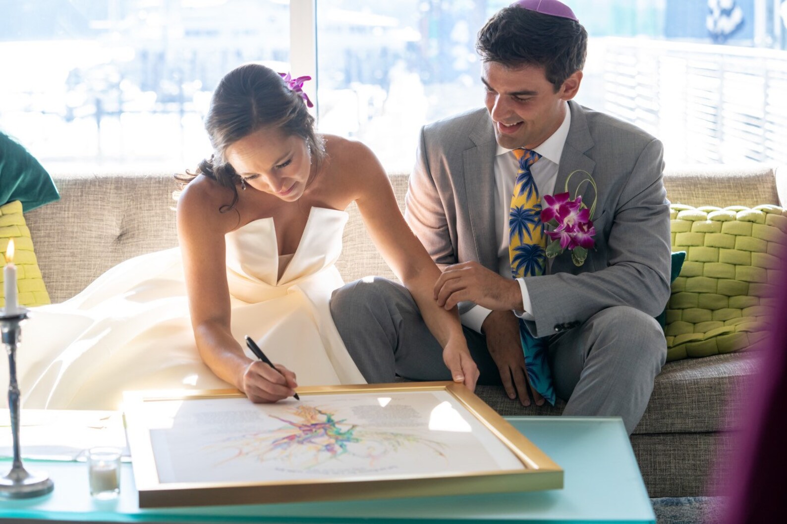 Nava Shoham Let Us Dance for Life Ketubah 1800ketubah.com - Etsy