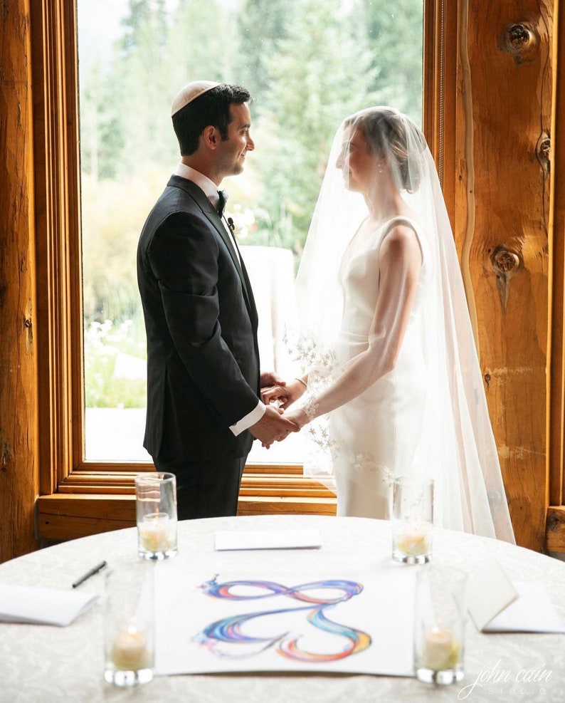 Nava Shoham ~ Infinite Love Ketubah ~ 1800ketubah.com - Etsy