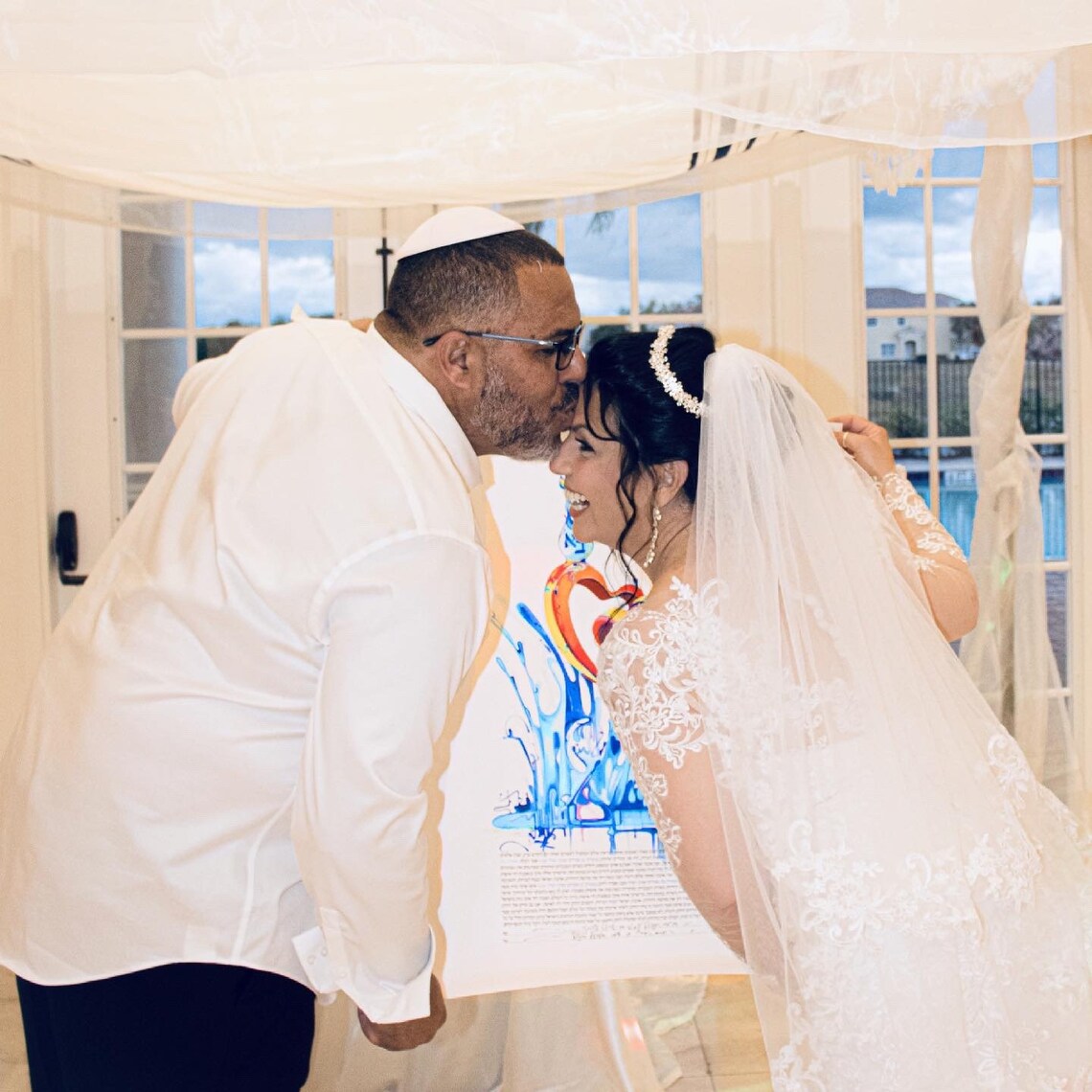 Nava Shoham Two Hearts Beat as One Ketubah 1800ketubah.com - Etsy