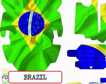 Mini Brazil Flag - Etsy