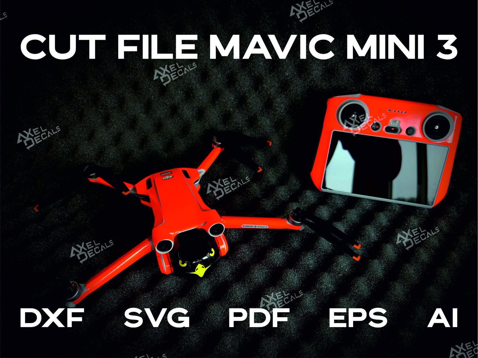 CUT FILE Skin DJI Mini 3 Pro Cutting File for Skin Mini 3 Pro Only for ...