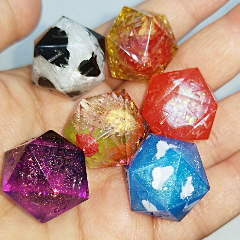 D20 Mystery Box. D&D. Dungeons and Dragons. Dnd, D20, Die, DM, Resin ...