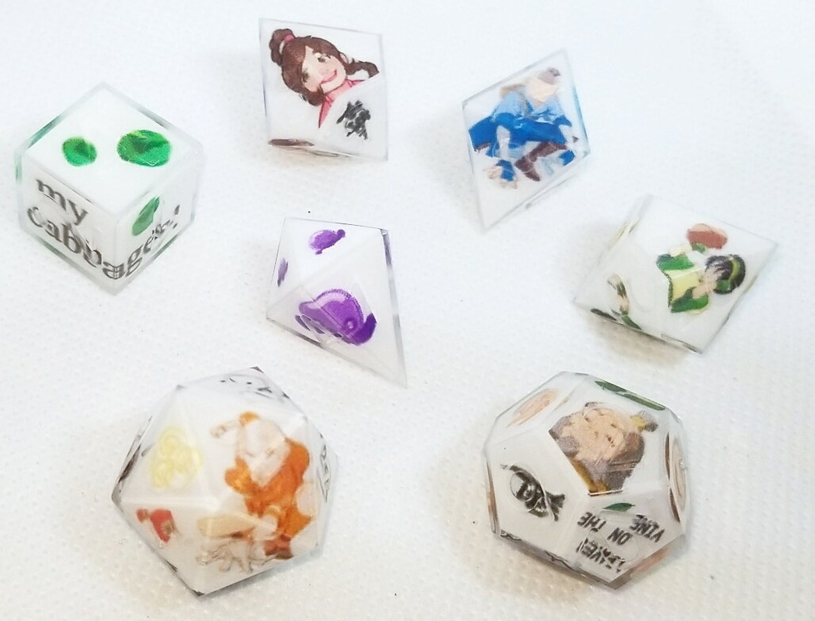 Avatar Dice. ATLA. Dnd. Dungeons & Dragons. Polyhedral. RPG. Last ...