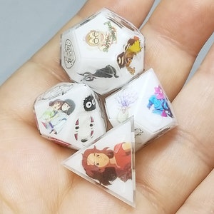 Studio Ghibli Dice Set. Dnd. D6. Dungeons & Dragons. Set. Anime ...
