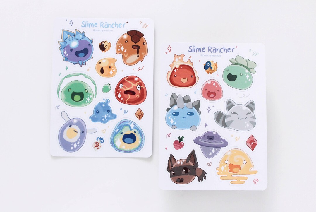 Slime Rancher Sticker Set, Slime Rancher Stickers, Slime Rancher Decal ...