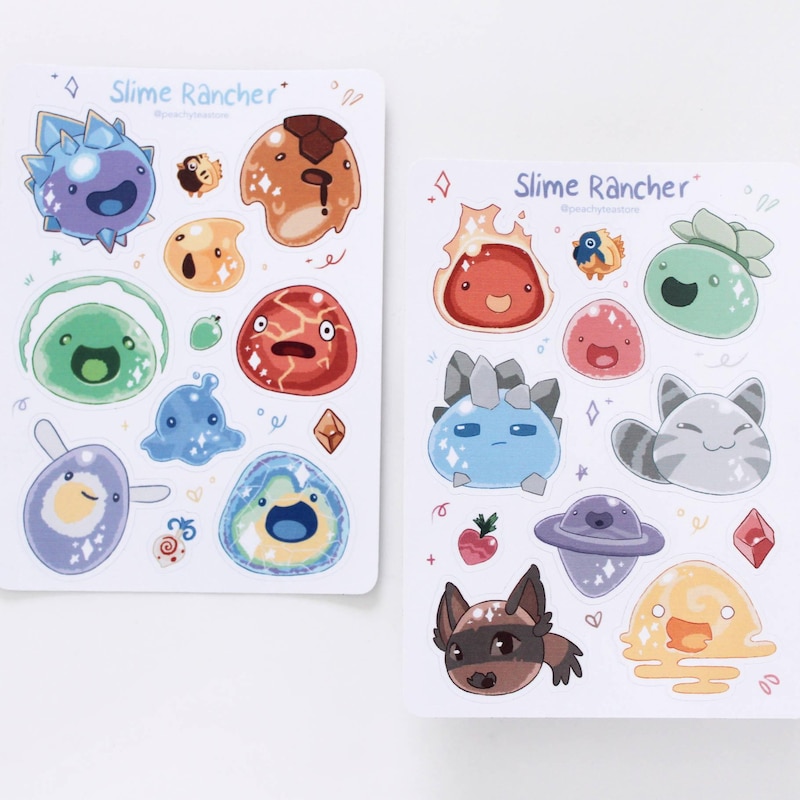 Slime Stickers - Etsy