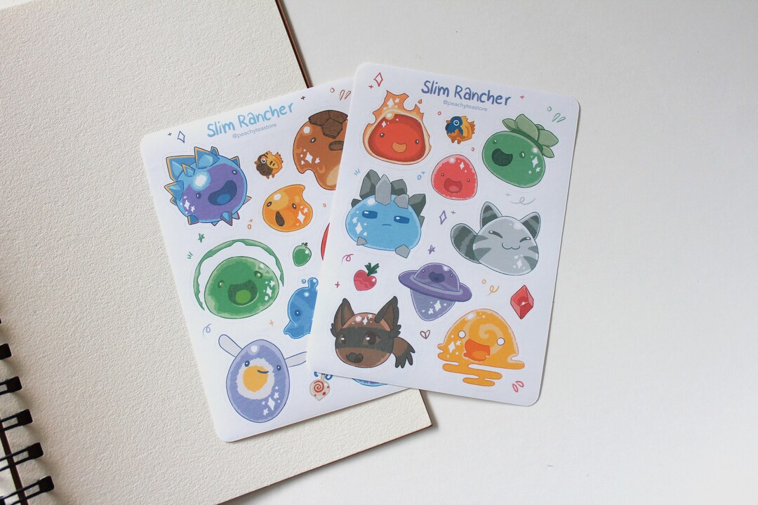 Slime Rancher Sticker Set, Slime Rancher Stickers, Slime Rancher Decal ...