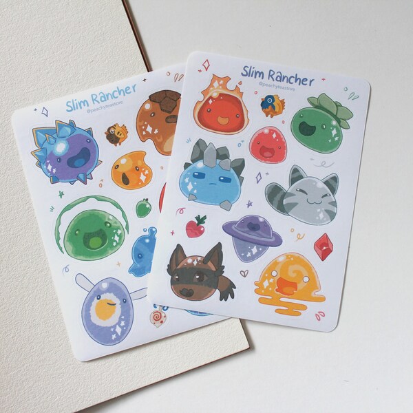 Slime Stickers - Etsy