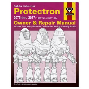 Fallout - Protectron Owner and Repair Manual Cover - 8x10 - Etsy