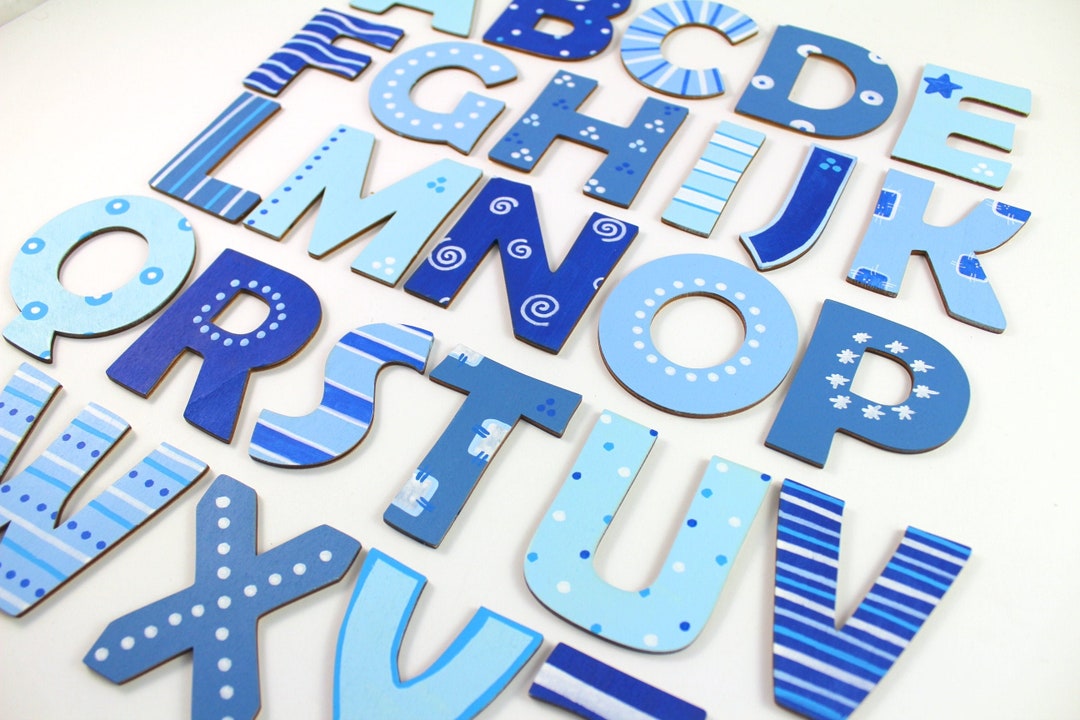 Wooden Letters Children's Room Door Door Letters Boys - Etsy