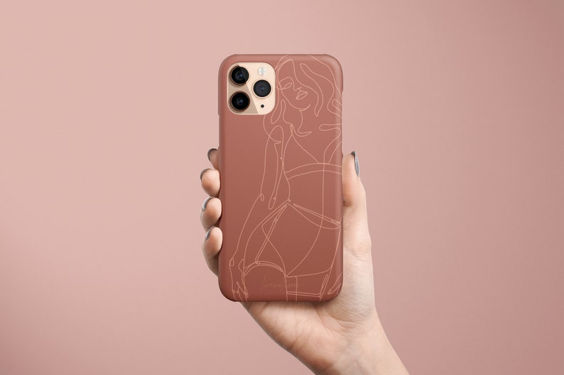 Minimalist Phone Case Line Art iPhone Case Abstract iPhone X - Etsy