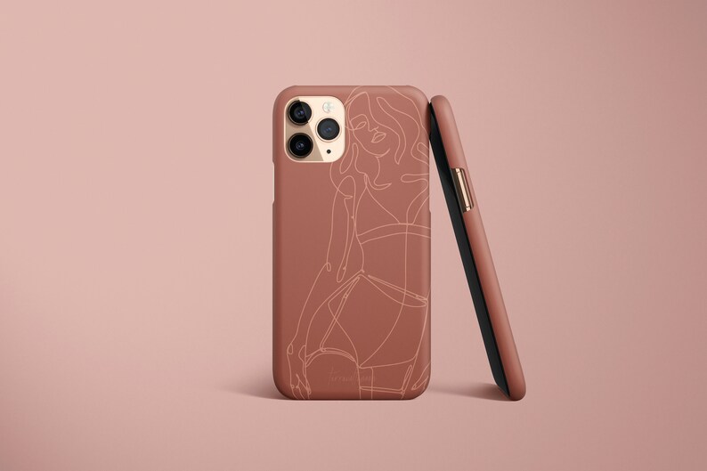 Minimalist Phone Case Line Art iPhone Case Abstract iPhone X - Etsy