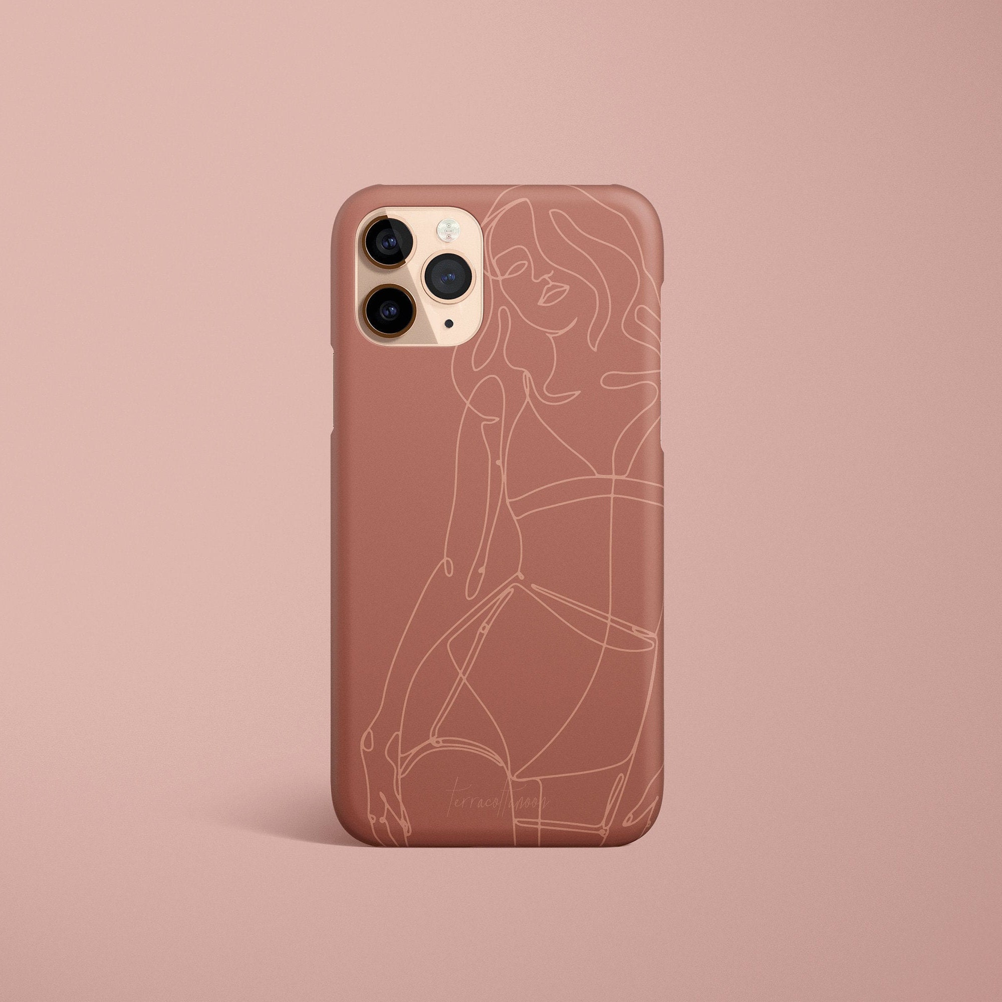 Minimalist Phone Case Line Art iPhone Case Abstract iPhone X - Etsy