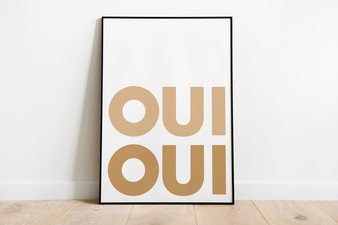 Oui Oui Bold Nude Print Digital Download Wall Art Digital - Etsy