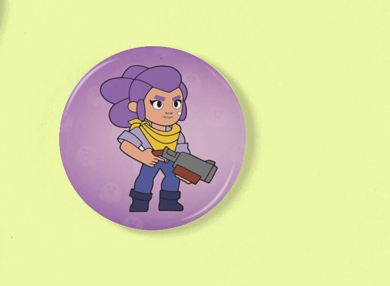 7 Different Brawl Stars Large Buttons 2.25 | Etsy