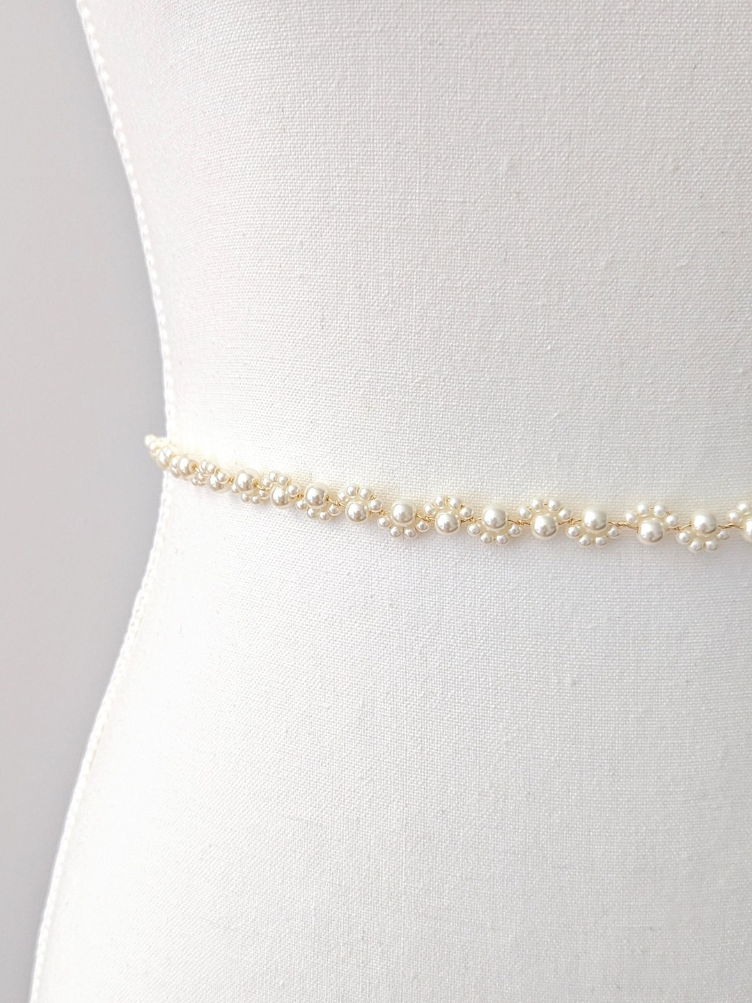 Pearl Bridal Belt Tie Belt Bridal Dress Belt for Wedding Dress Sash ...