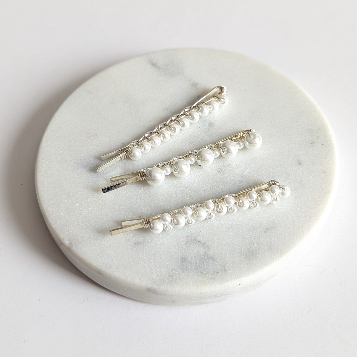Bridal Bobby Pins Pearl Hair Grip Set Wedding Hair Clip Pearl Small ...