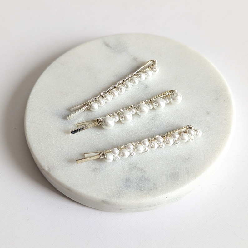 Bridal Bobby Pins Pearl Hair Grip Set Wedding Hair Clip Pearl Small ...