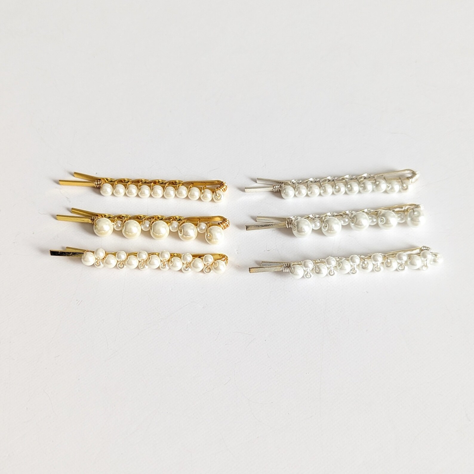 Bridal Bobby Pins Pearl Hair Grip Set Wedding Hair Clip Pearl Small ...