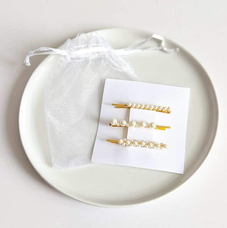 Bridal Bobby Pins Pearl Hair Grip Set Wedding Hair Clip Pearl Small ...