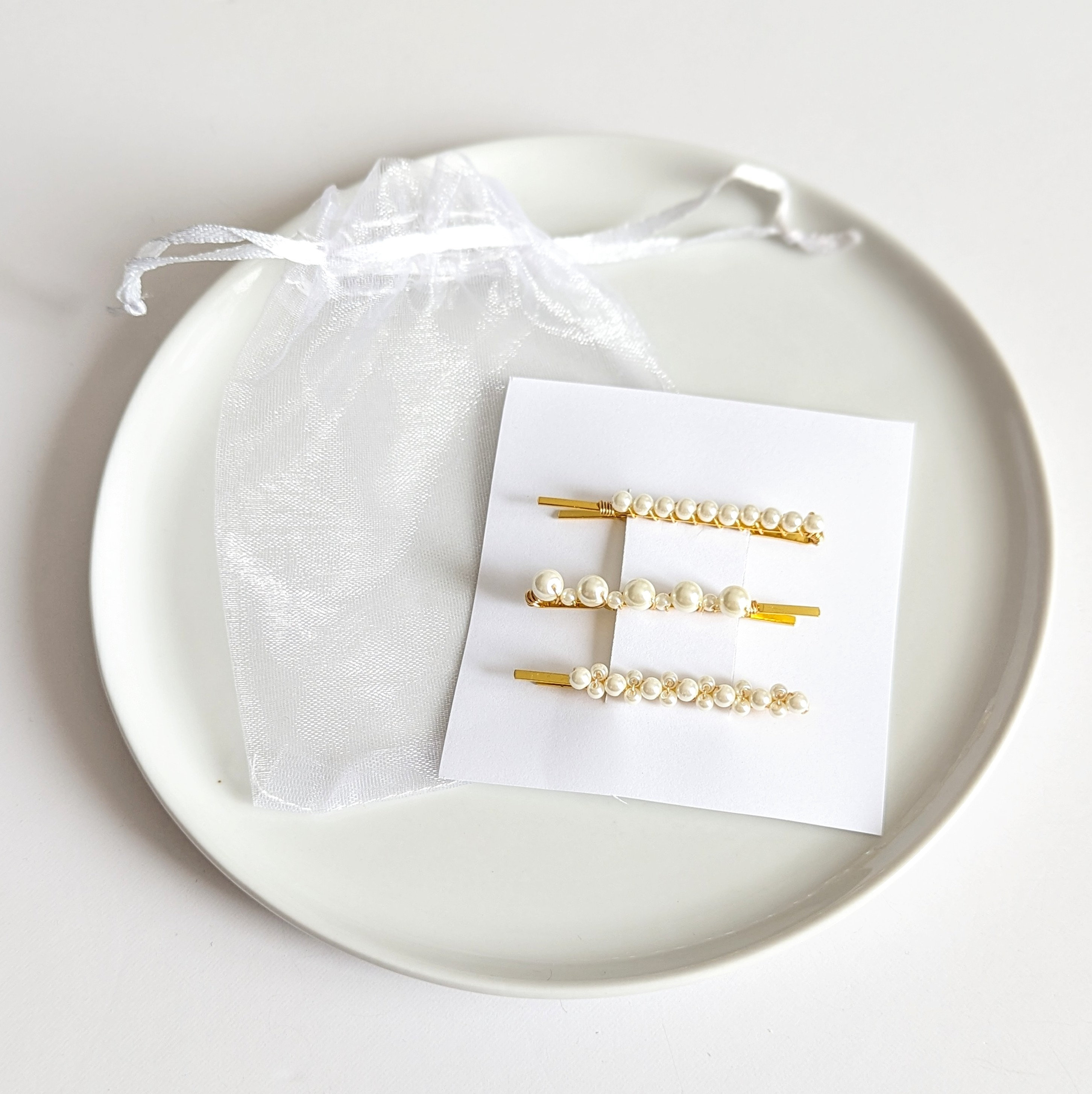 Bridal Bobby Pins Pearl Hair Grip Set Wedding Hair Clip Pearl Small ...