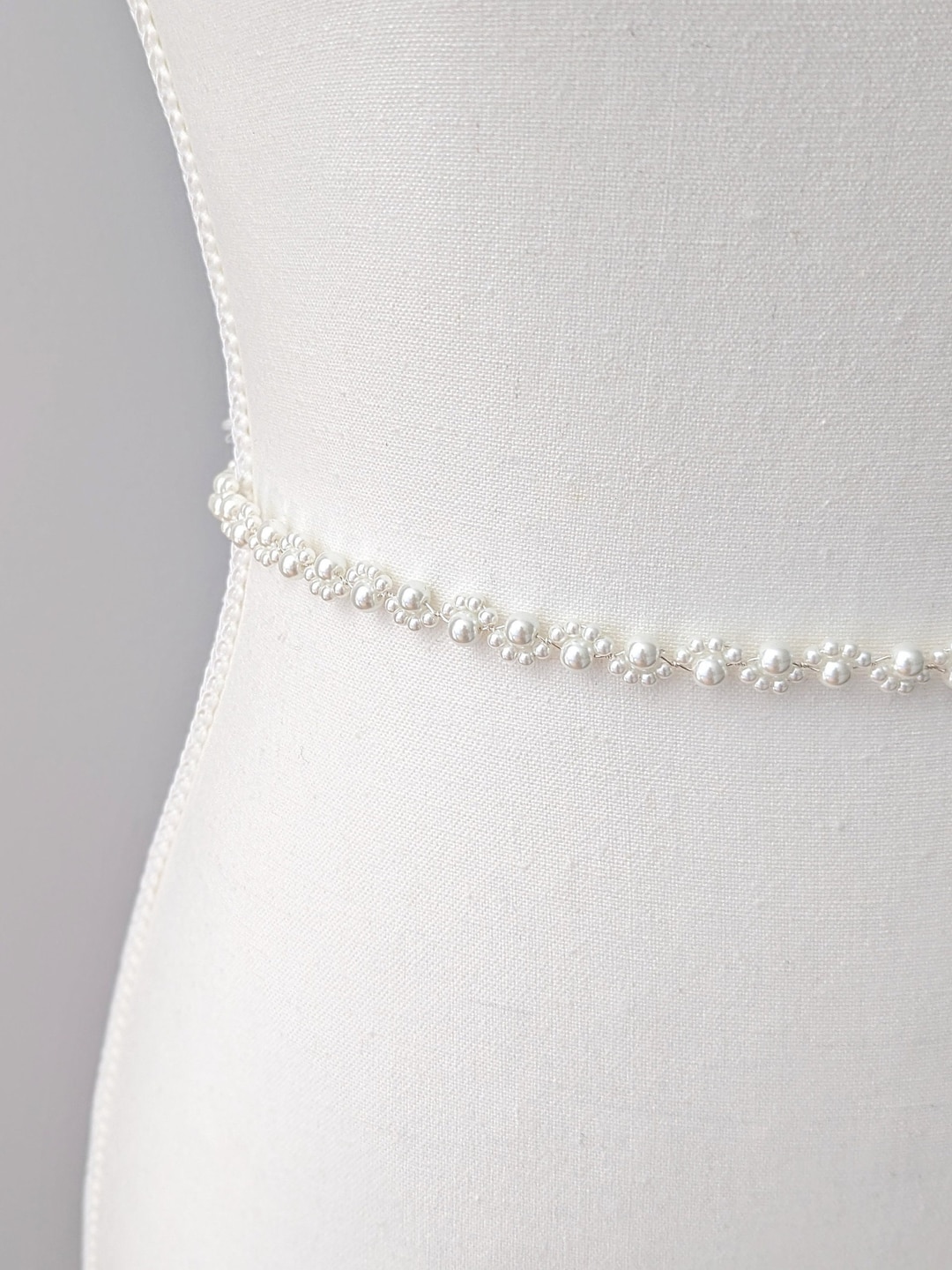 Simple Belt Bridal Pearl Bridesmaid Belt for Wedding Dress Bridal Belt ...