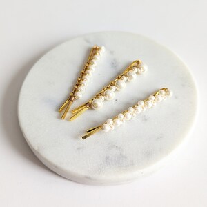 Bridal Bobby Pins Pearl Hair Grip Set Wedding Hair Clip Pearl Small ...