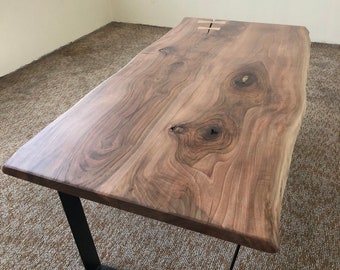 Walnut dining table | Etsy