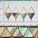 Different but the Same, Brick Stitch Triangle Earrings, Stylish Dangles ...