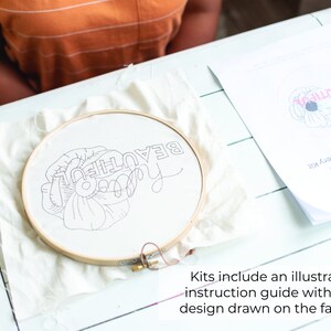 What's Your Damage? - Beginner DIY Embroidery Kit - DIY Kit - Etsy