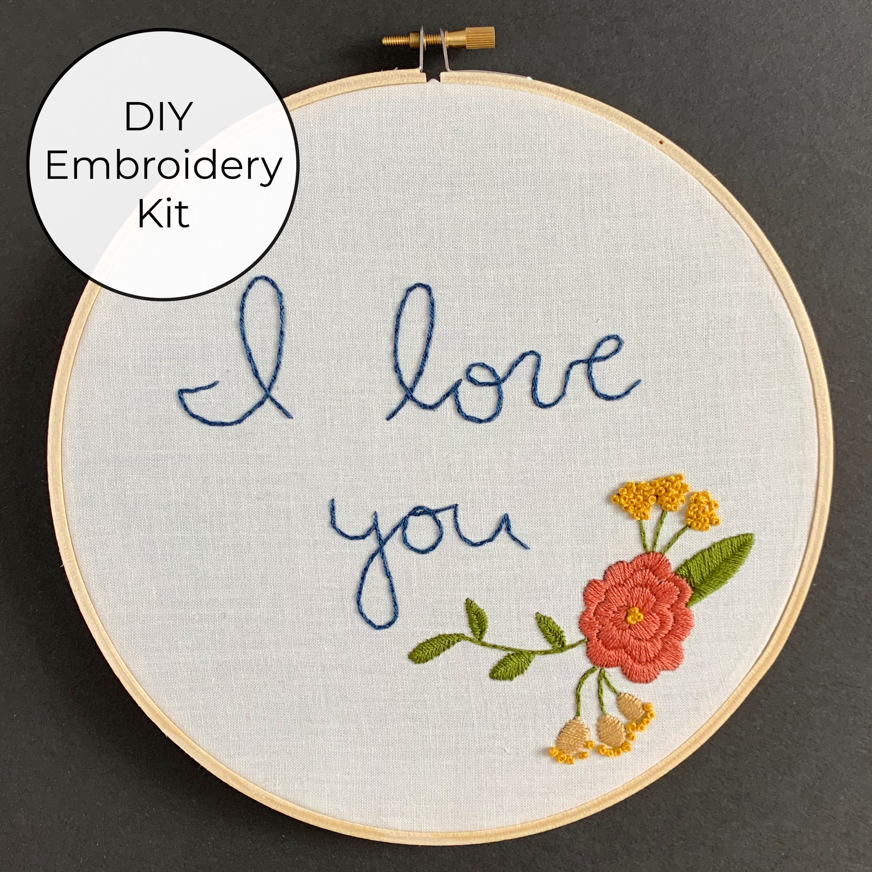 Personalized Handwriting Embroidery Kit Two Options | Etsy