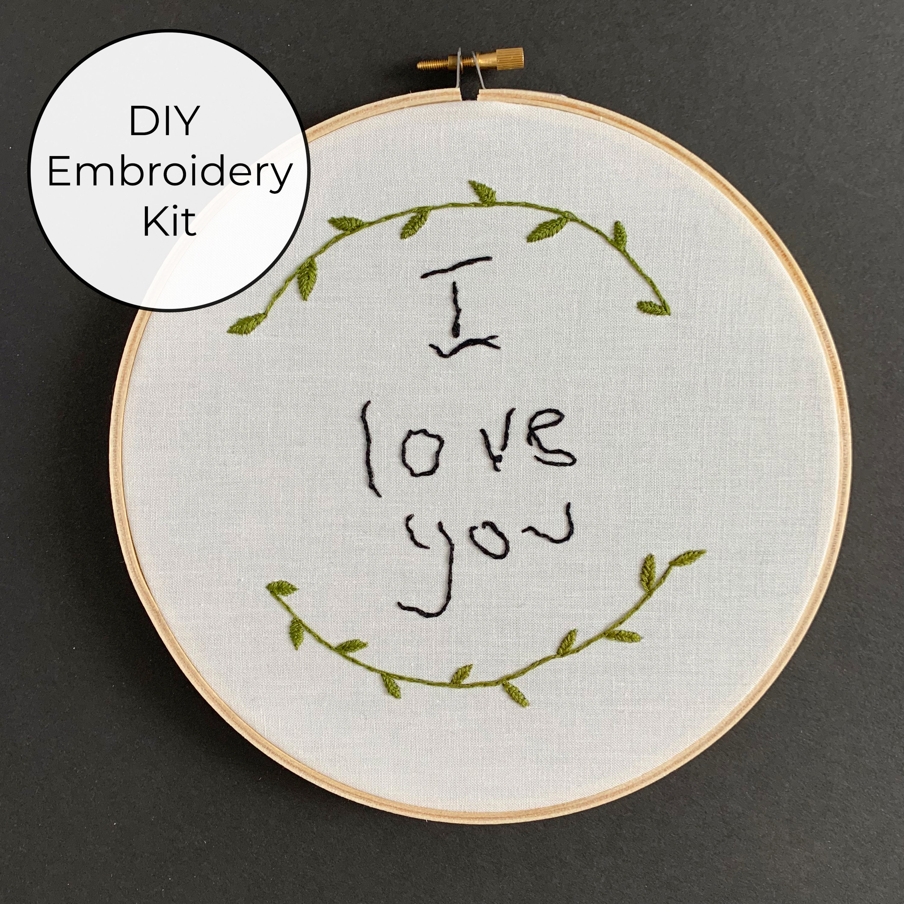 Personalized Handwriting Embroidery Kit Two Options | Etsy