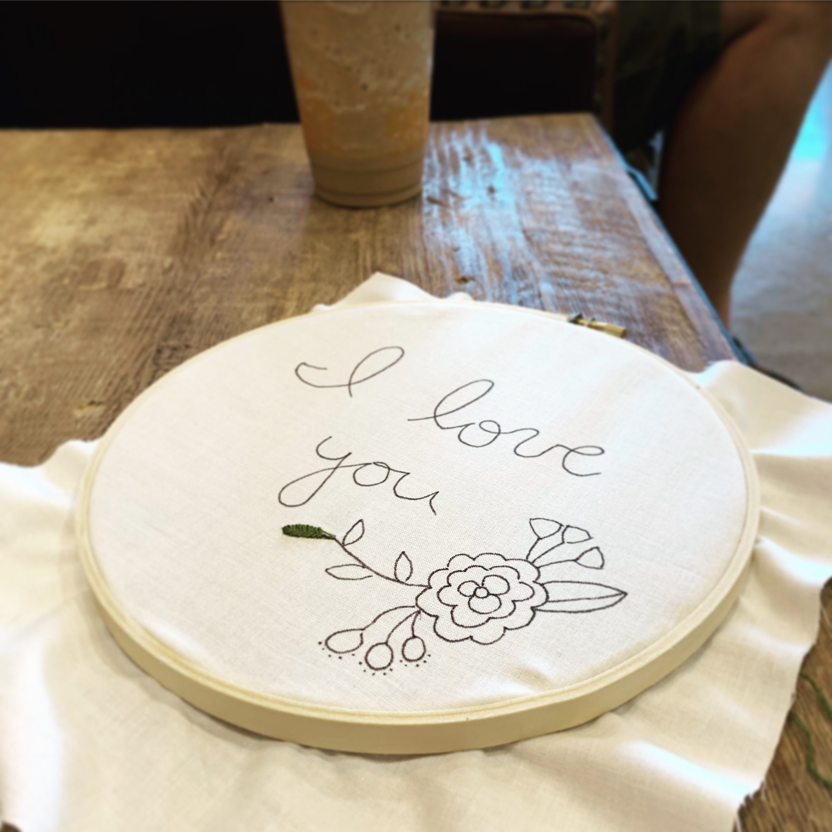 Personalized Handwriting Embroidery Kit Two Options | Etsy