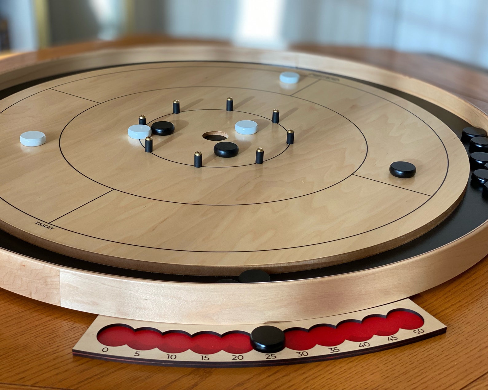 Crokinole Score Keeper, Crokinole Scoring, Gift for Him, Gift for Dad ...