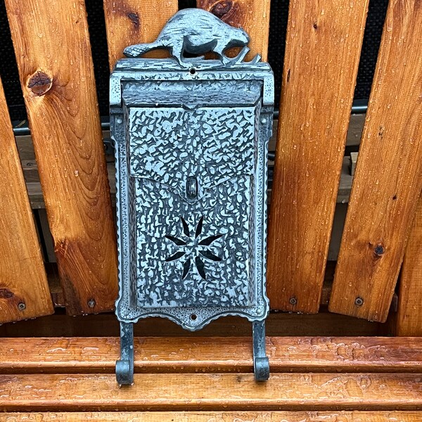Cast Iron Black Mailbox - Etsy