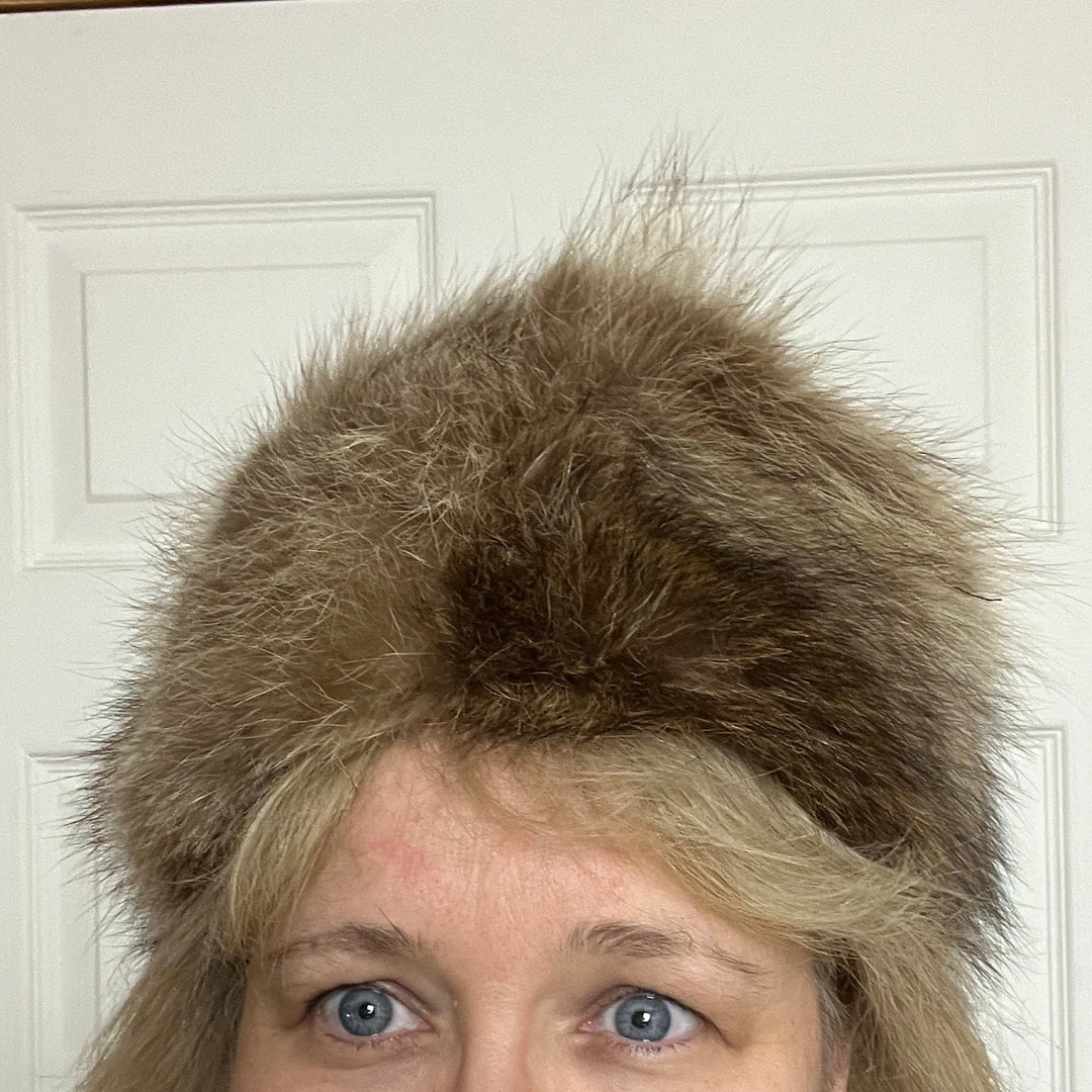 Vintage Canadian Fox Fur Hat for Woman - Etsy