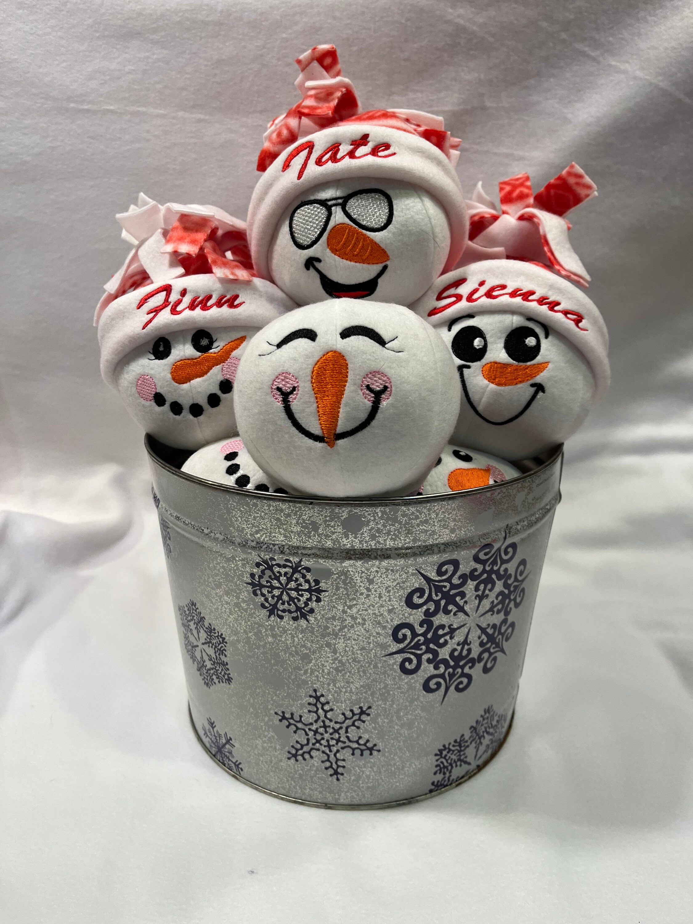 Personalized Snowball Hat - Etsy