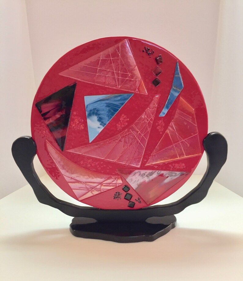 Hand-crafted Glass Sculpture, Decorative Accent, Home Decor, Colorful ...