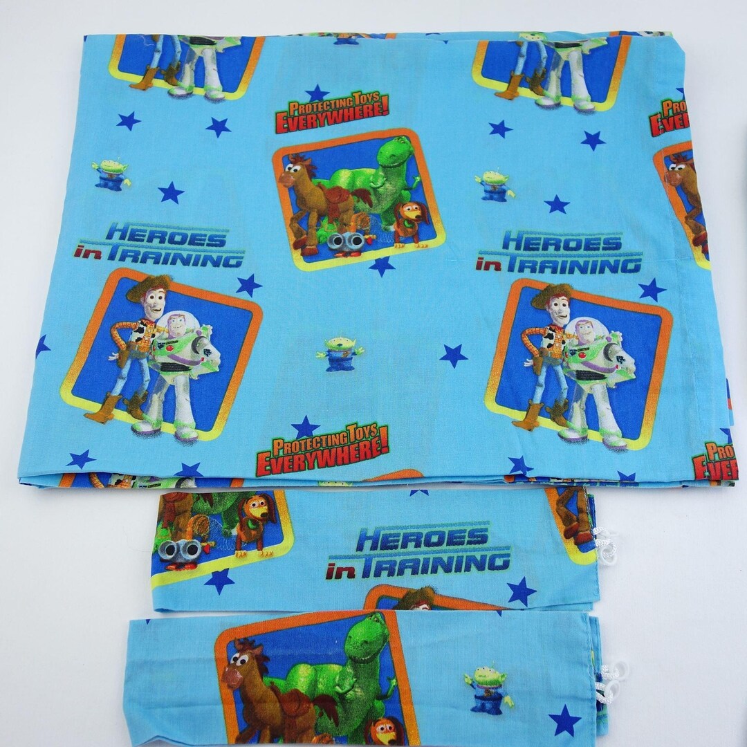 Disney Toy Story Pair of Drapes W/ Tiebacks 42x 63 Fabric or Crafts - Etsy