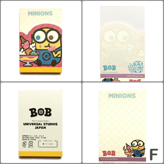 Paper Stationery Bob the Minion mini memo pad etna.com.pe