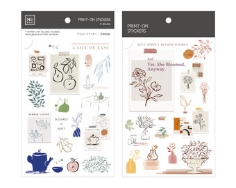 MU Print-on Sticker Lunar Eclipse | Etsy