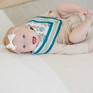 Cotton Voile Hand Block Printed Bandana-bestseller-kids Drool - Etsy