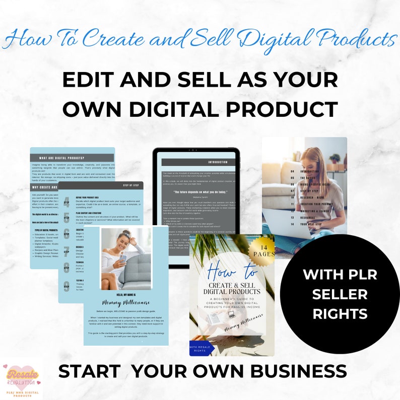 How to Create Digital Products 2024, Online Entrepreneur Guide,sell ...