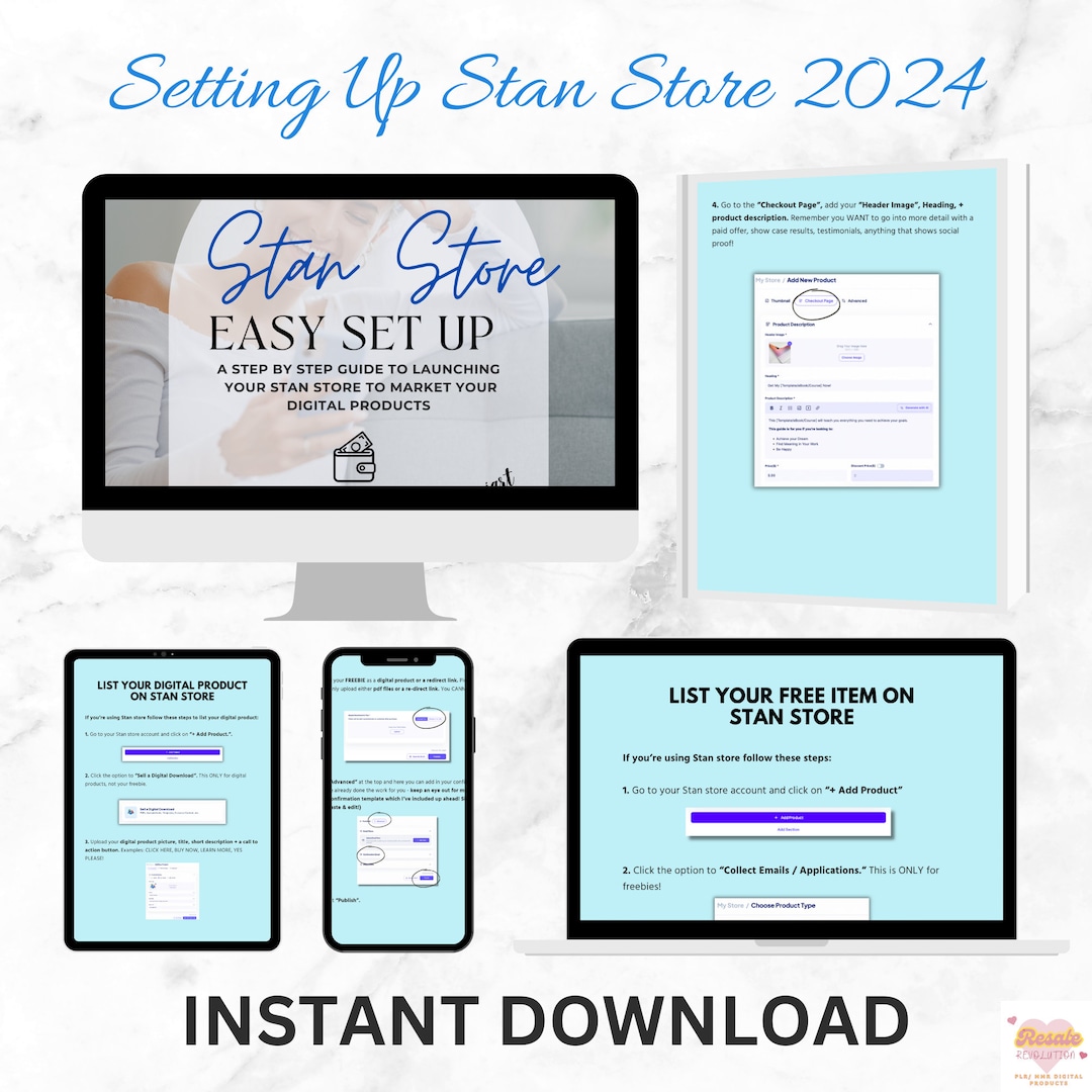 Stan Store Setup With PLR & Mmr,digital Product Setup,online Business ...