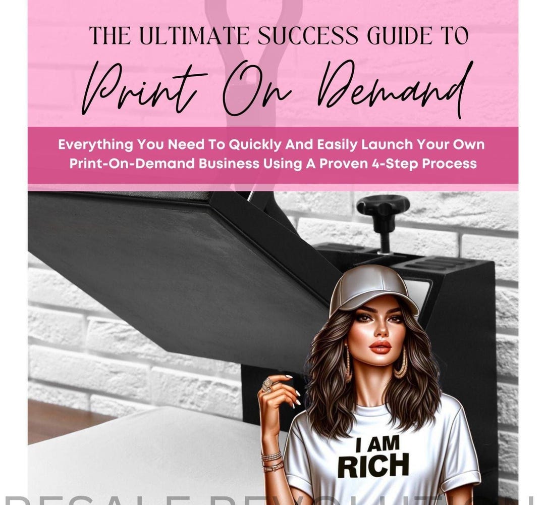 Ultimate Guide to POD, Print on Demand Business Ebook, With PLR Rights, Print on Demand, Side ...