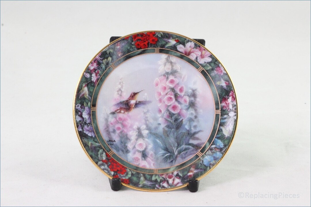 Bradford Editions - Lena Liu's Hummingbird Treasury Mini Plate ...