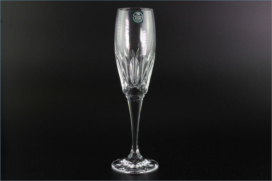 Thomas Webb - Cleopatra - Champagne Flute - Etsy