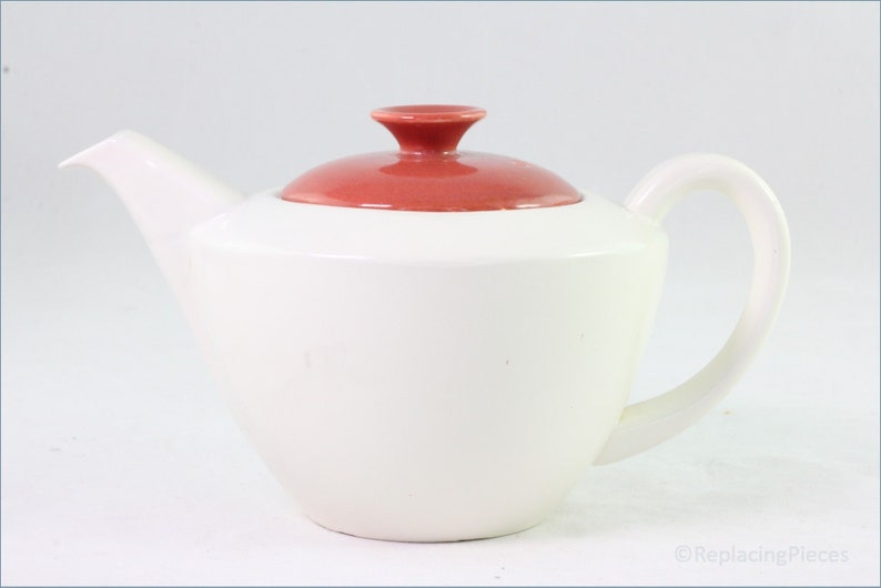 Poole - Red Indian & Magnolia - 1 Pint Teapot - Etsy