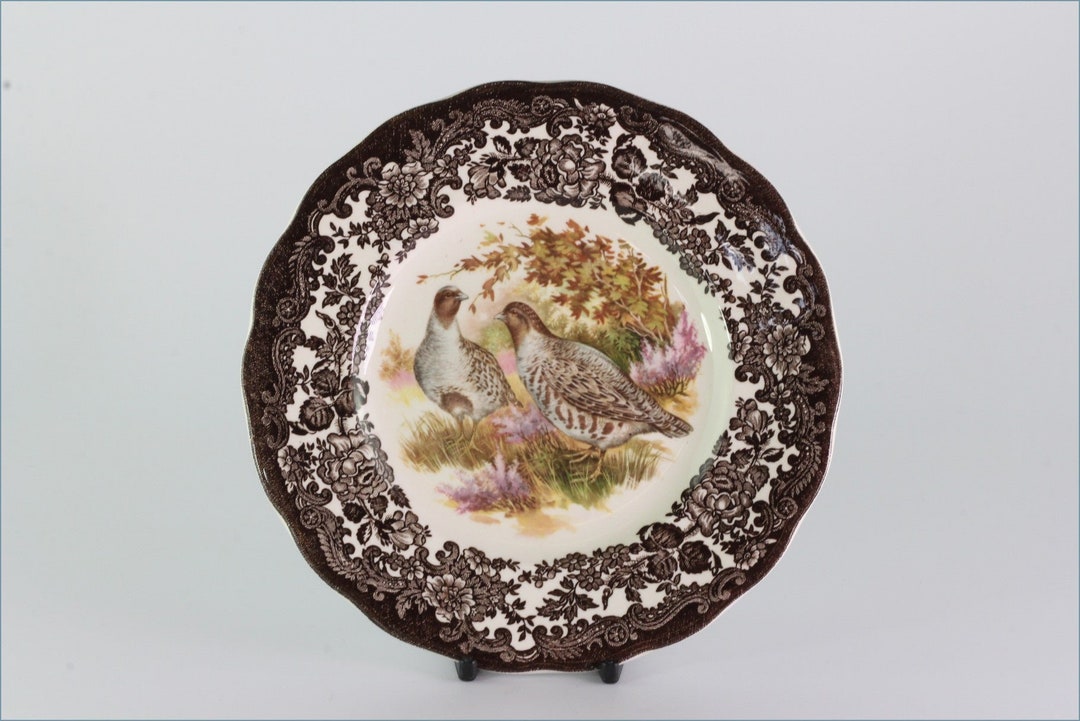 Palissy - Game Series (birds) - 7" Side Plate (quail) - Etsy