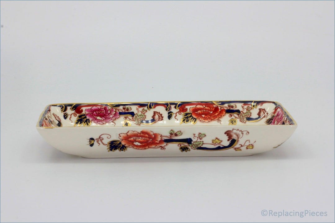 Masons - Mandalay Blue - Oblong Pen Tray - Etsy